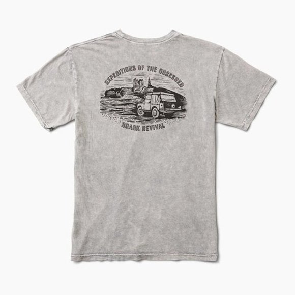 Roark | Shirts | New Roark Expeditions Of The Obsessed Grey Tee Sz M L ...